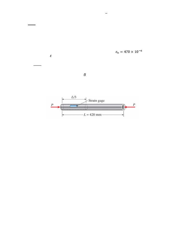 ENG2011 Tutorial 1 | PDF | Stress (Mechanics) | Young's Modulus