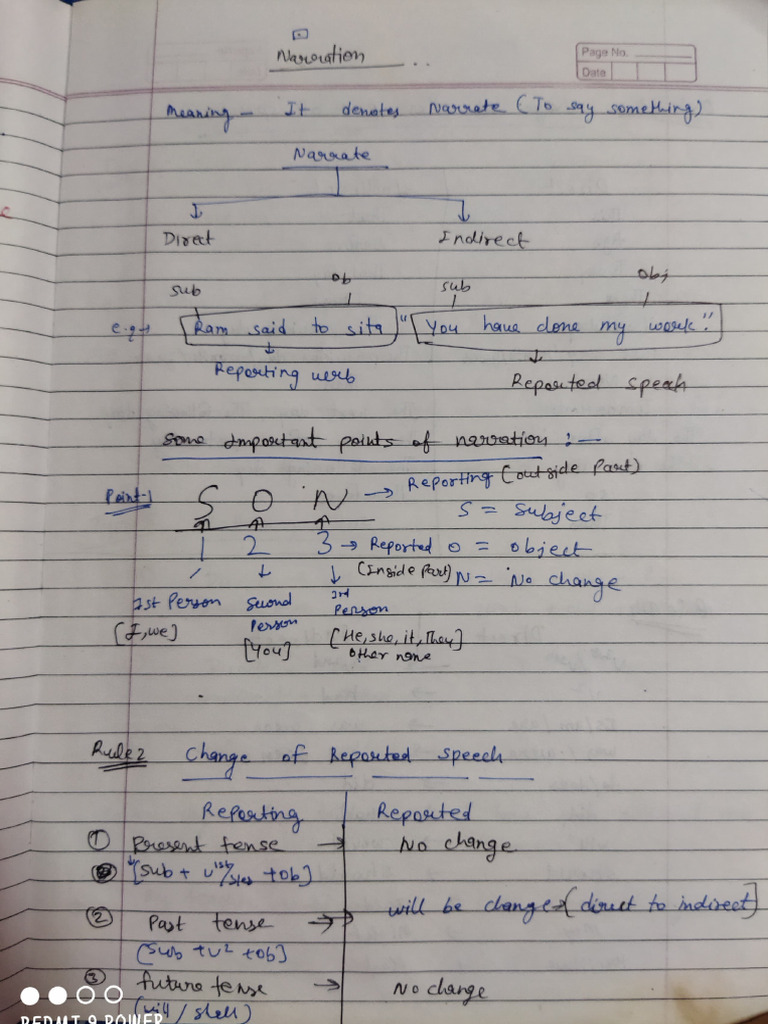 Narration | PDF