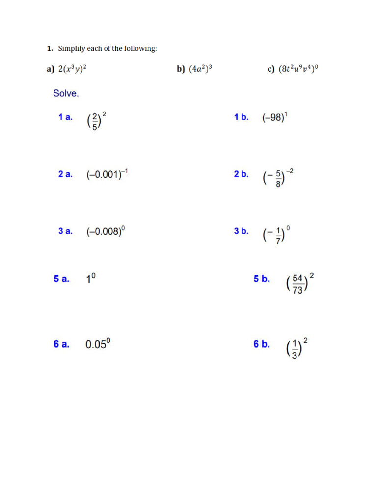 Extra Worksheet | PDF