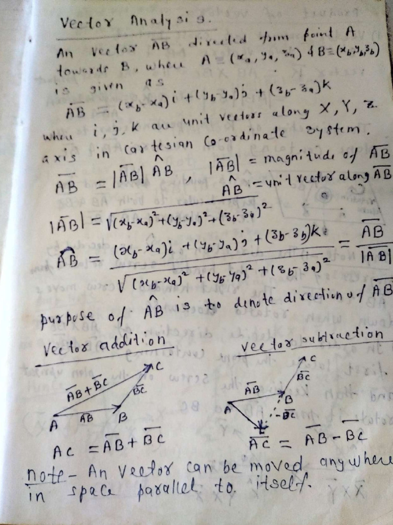 Vector Analysis Chapter1 - Compressed | PDF