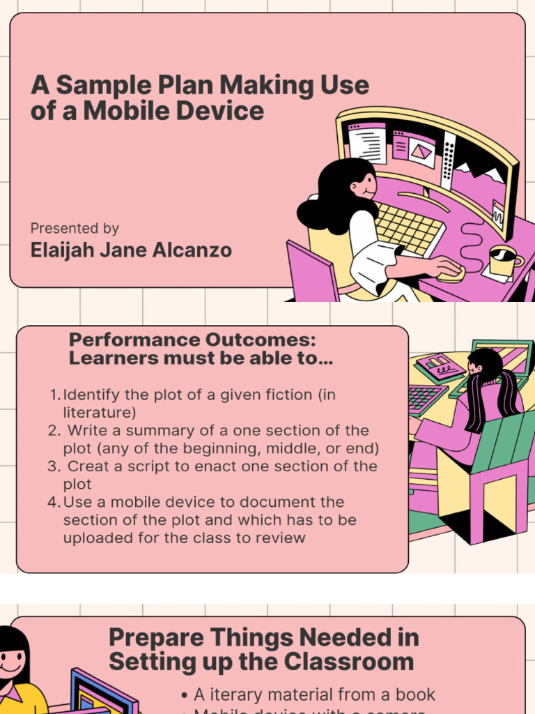 A Sample Plan Making Use of A Mobile Dvice | PDF