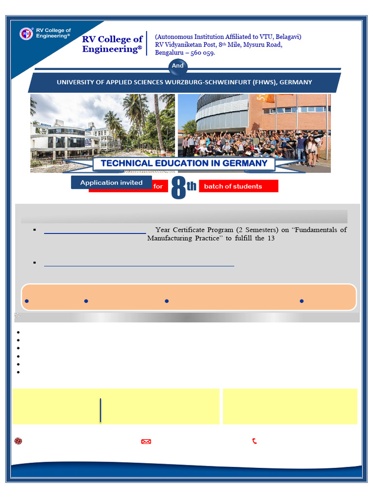 FHWS 8th Batch Brochure - July22 | PDF | Educational Stages