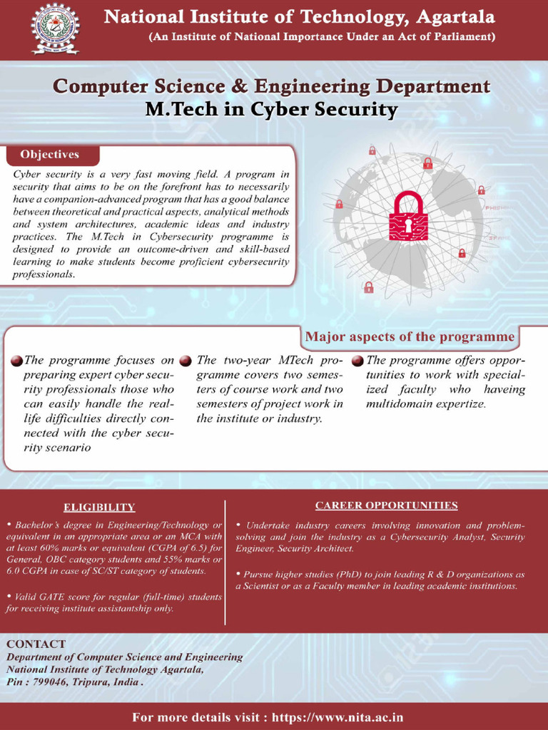 Brochure_MTech_CSE_CyberSecurty | PDF