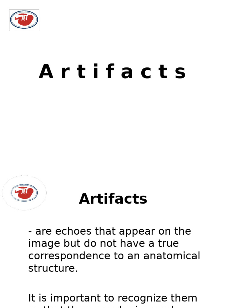 6. FCC Lecture, Artifacts, QA & Bioeffects | PDF | Reflection (Physics) | Ultrasound
