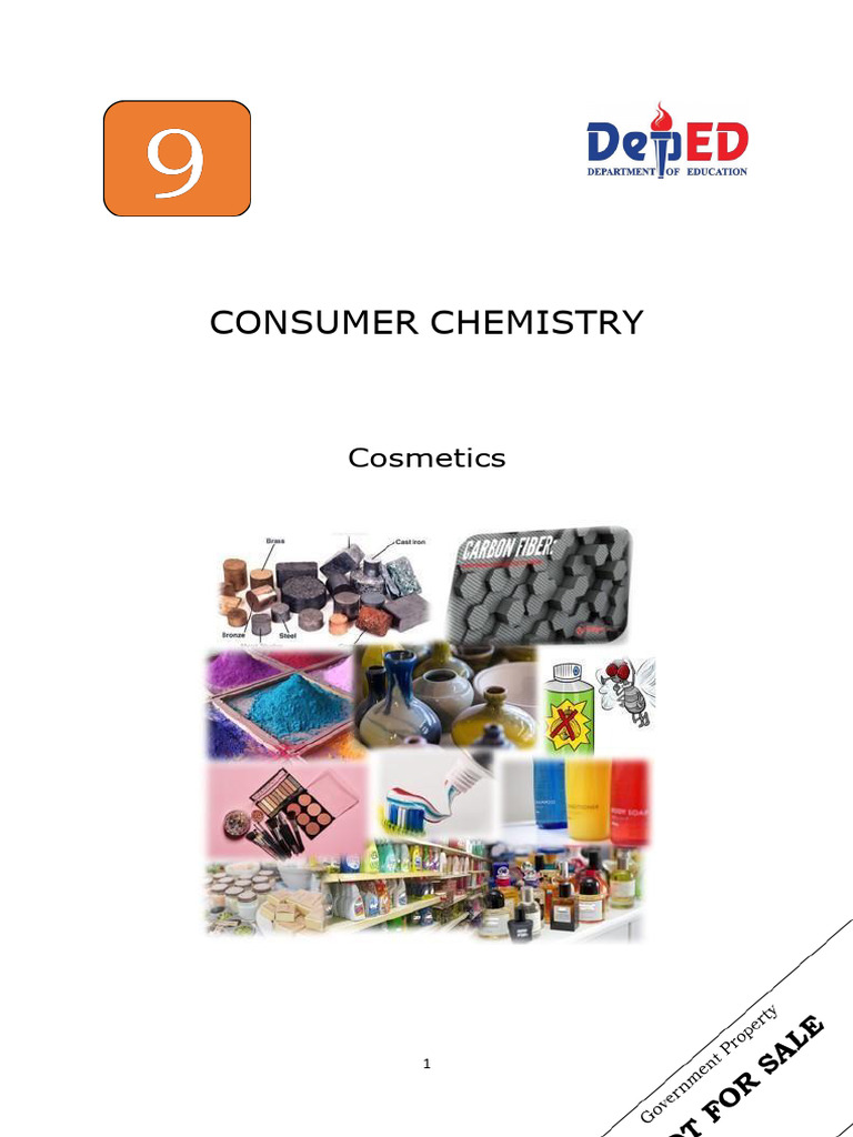 Q3 Wks-1 2 Mod1 Conchem STUDENT | PDF | Sunscreen | Cosmetics