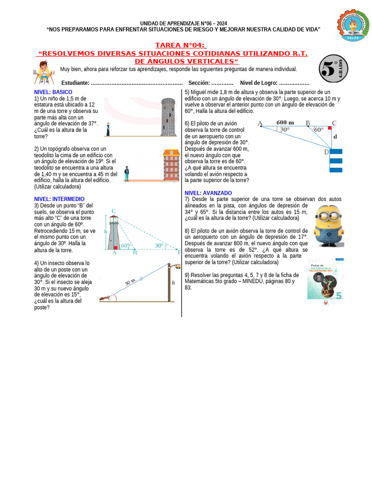 Tarea 4-5to-Ua6-2024 | PDF | Aviación