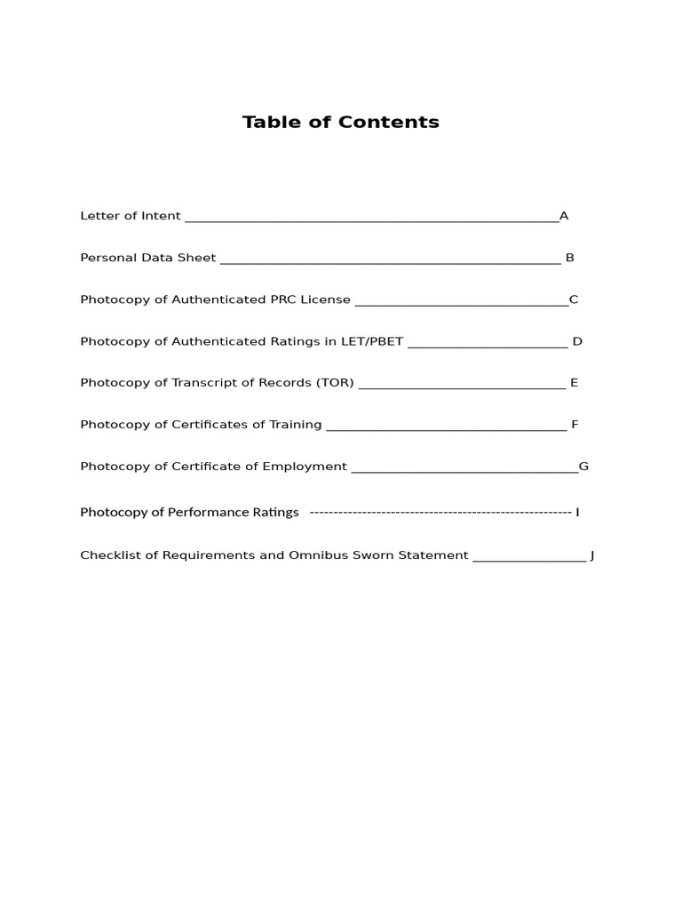 Table of Contents JINKY | PDF