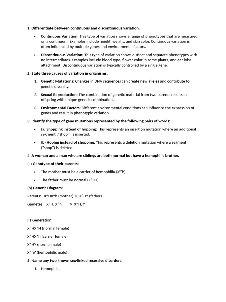 assino | PDF | Dominance (Genetics) | Genetics