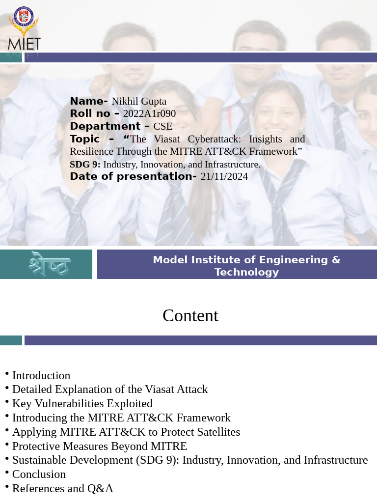 Nikhil Gupta seminar ppt | PDF | Security | Computer Security