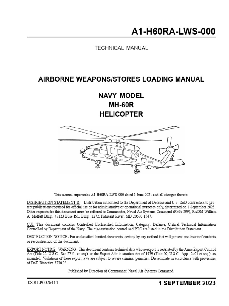 A1-H60ra-Lws-000 (2023) | PDF | Military Technology | Aircraft