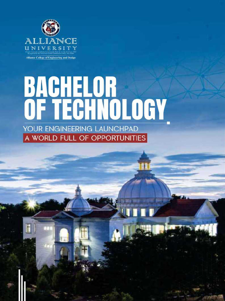 b.tech Brochure 2024 Au (1) | PDF