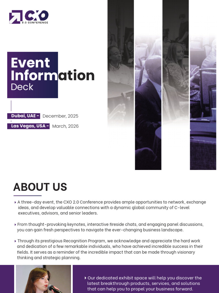 CXO 2.0 Conference 2025 Overview | PDF | Startup Company | Small ...