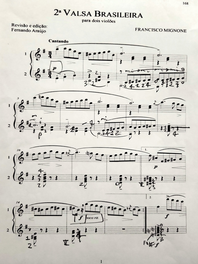 Valsa Brasileira para Violões | PDF