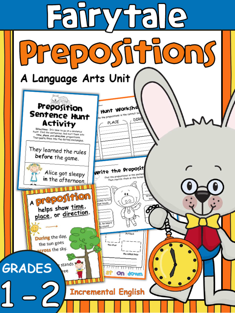 A Language Arts Unit: Grades | PDF | Preposition And Postposition