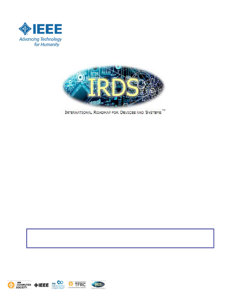 International Roadmap For Devices and Systems 2022 Lithography (IEEE ...