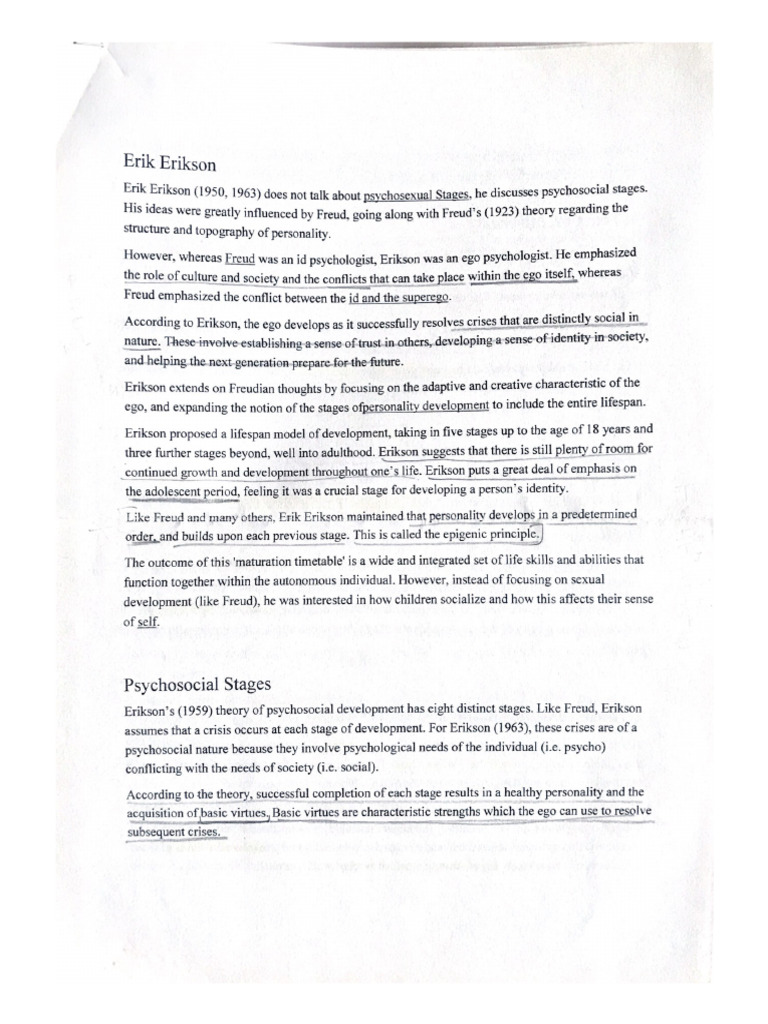 Erik Erikson | PDF
