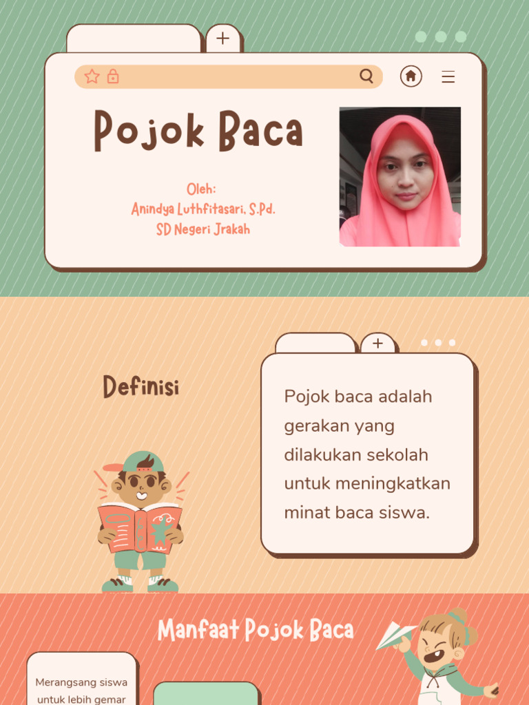 Pojok Baca: Meningkatkan Minat Baca Siswa | PDF