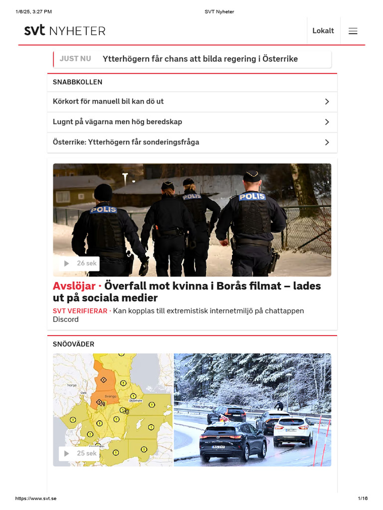 SVT Nyheter | PDF