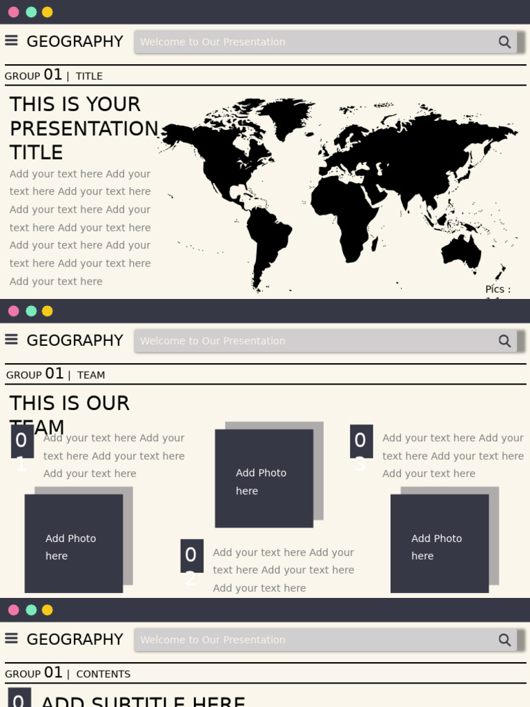Geography Presentation Template | PDF
