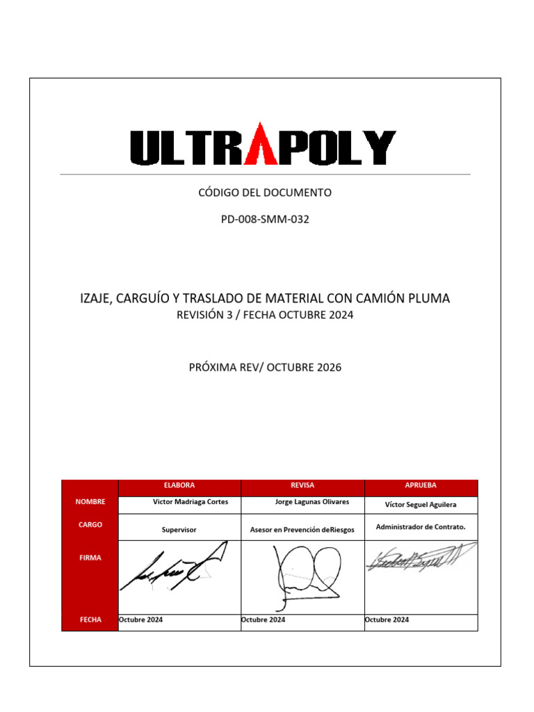PD-008-SMM-032 - Izaje | PDF | Camión | Neumático