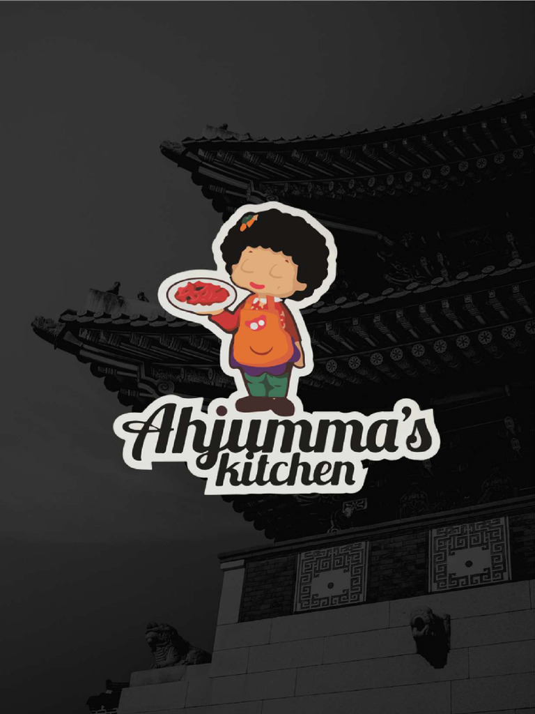 Menu Ahjummas Kitchen Fairway Nine Mall | PDF