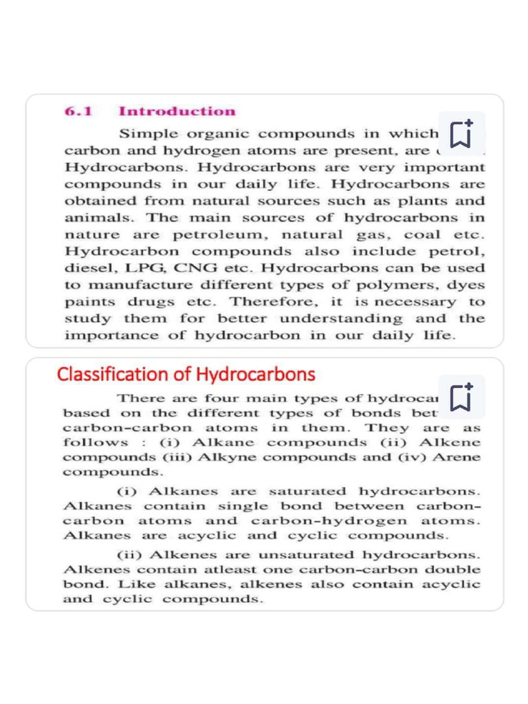 Hydrocarbons | PDF