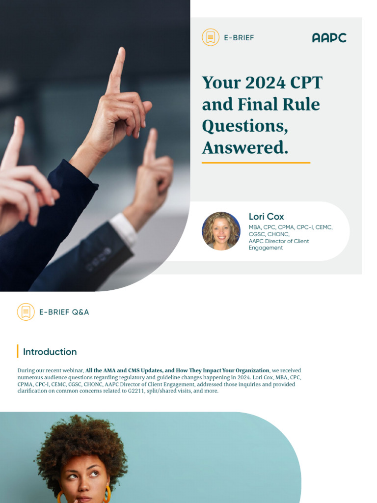 2024 CPT Updates and FAQs Explained | PDF | Health Sciences | Health ...