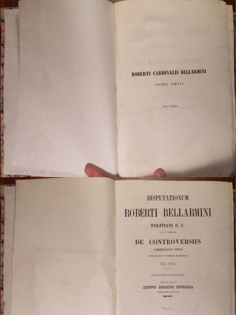 Robert Bellarmine: Opera Omnia 1 | PDF