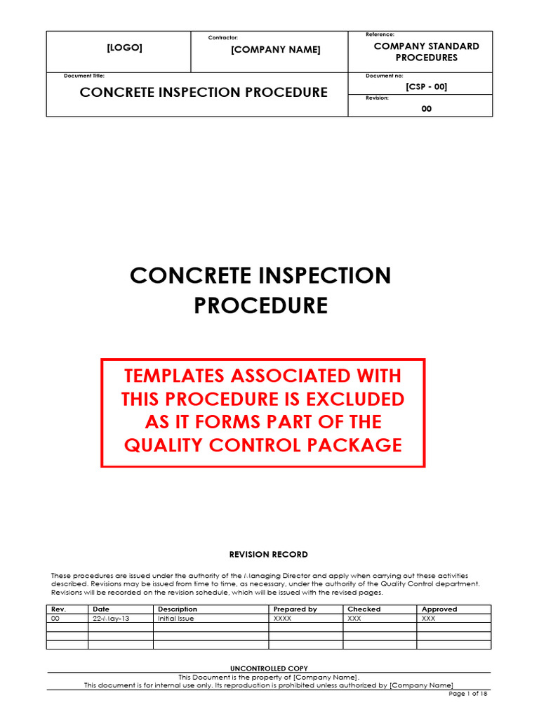 Concrete - CIVIL PROCEDURE | PDF | Specification (Technical Standard ...