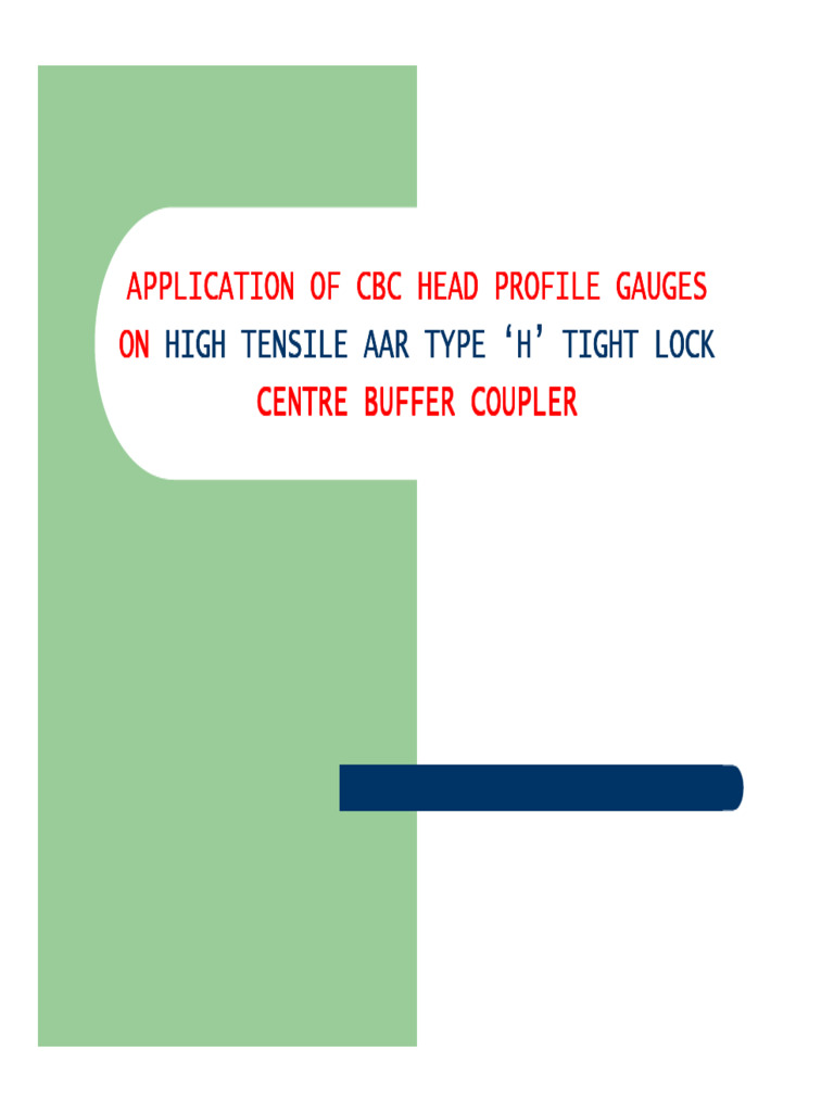 CBC PROFILE GAUGES (Compatibility Mode) | PDF