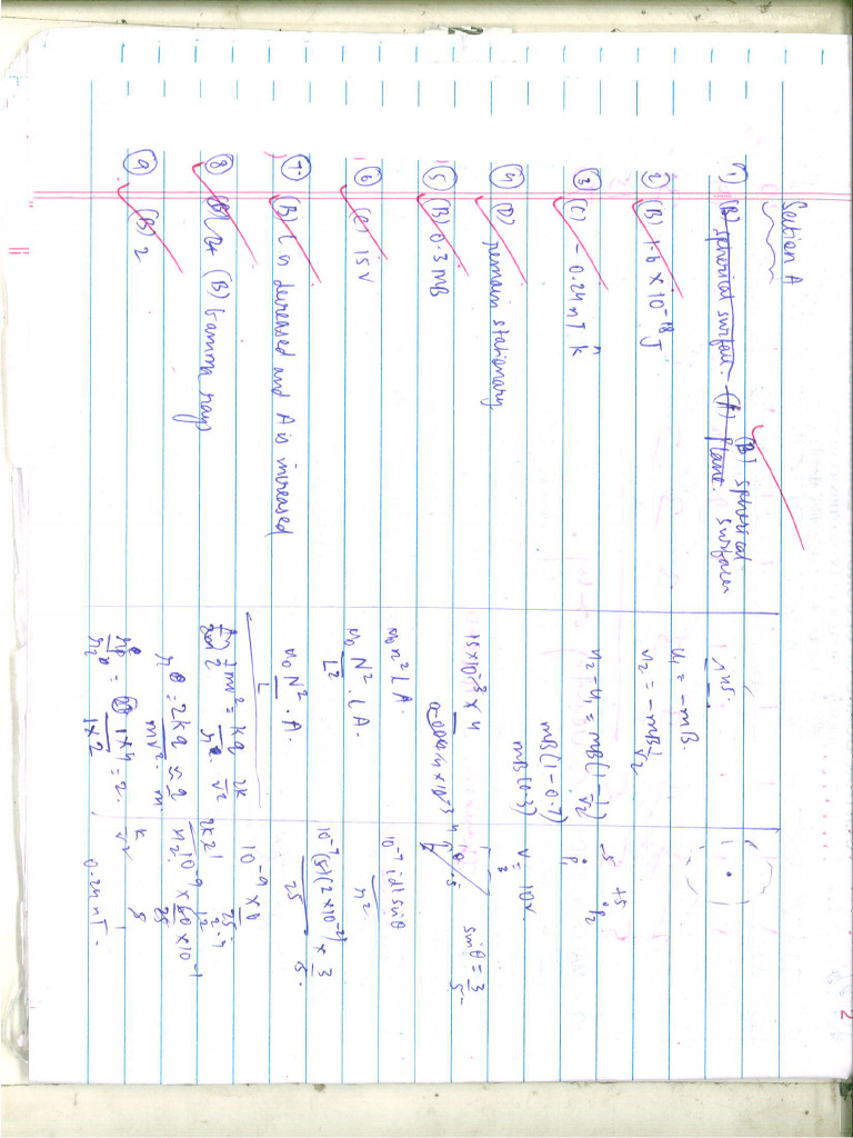 CBSE Physics Topper Answer Sheet 2024 | PDF