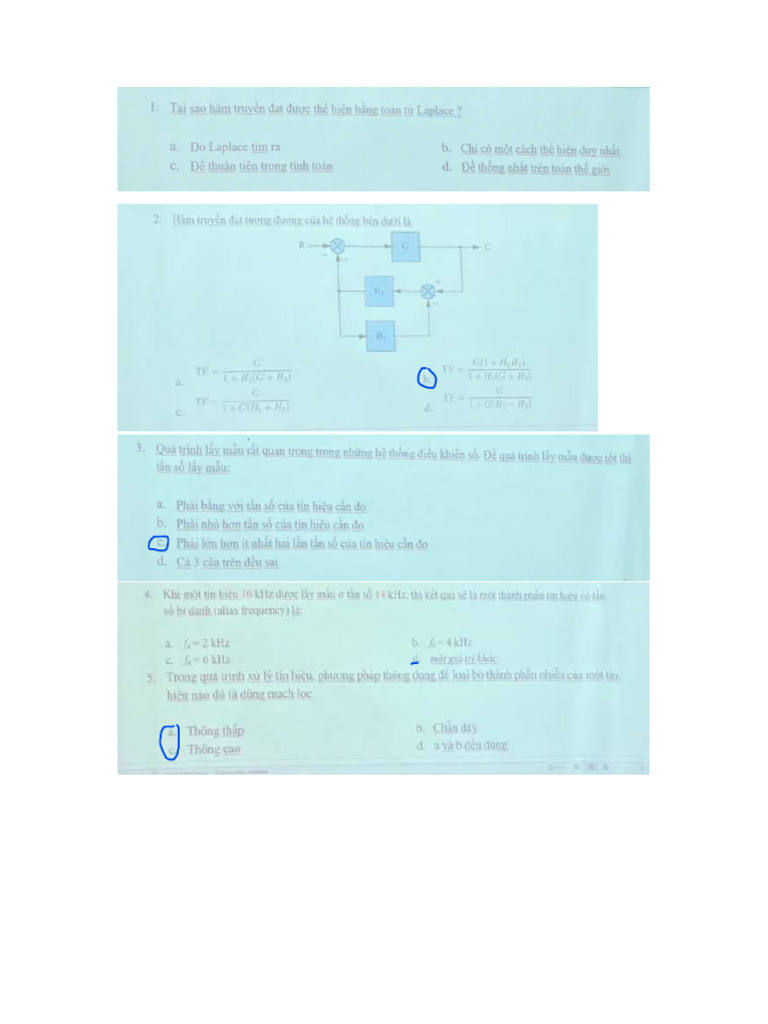 Đề thi KTDKTD | PDF