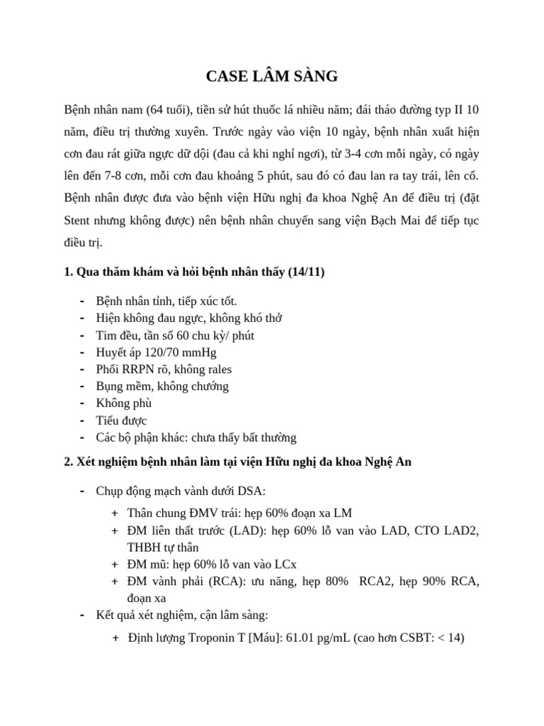 CASE-LÂM-SÀNG (1) | PDF