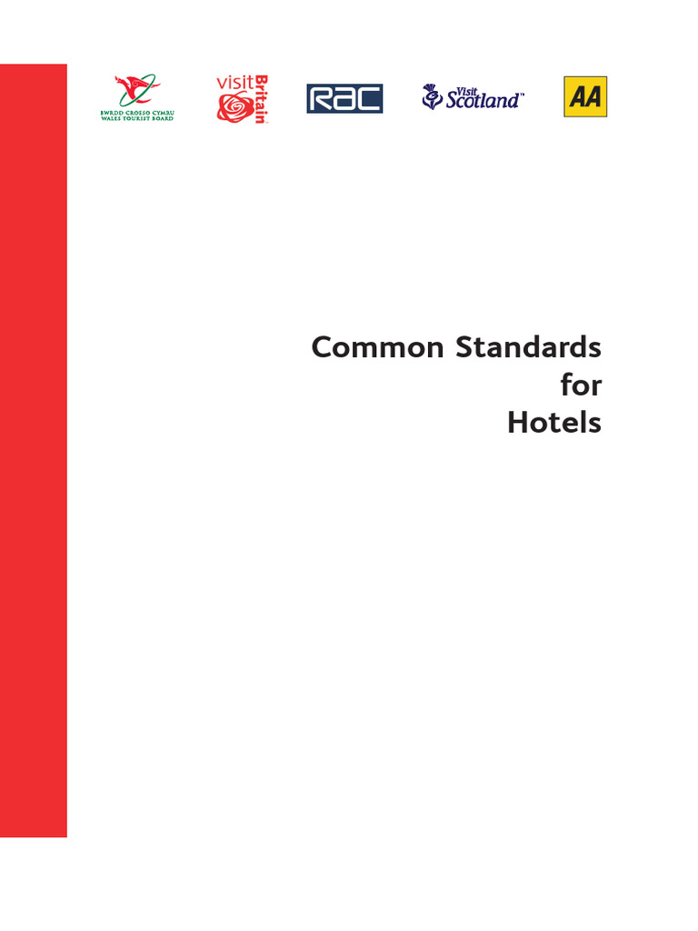 Common Standards for Hotels | PDF | Restaurants | Meal