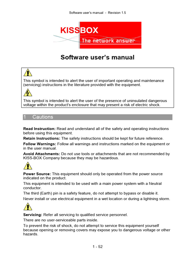 KB_Software-users-manual_V1.5_UK | PDF | Port (Computer Networking) | Computer Network