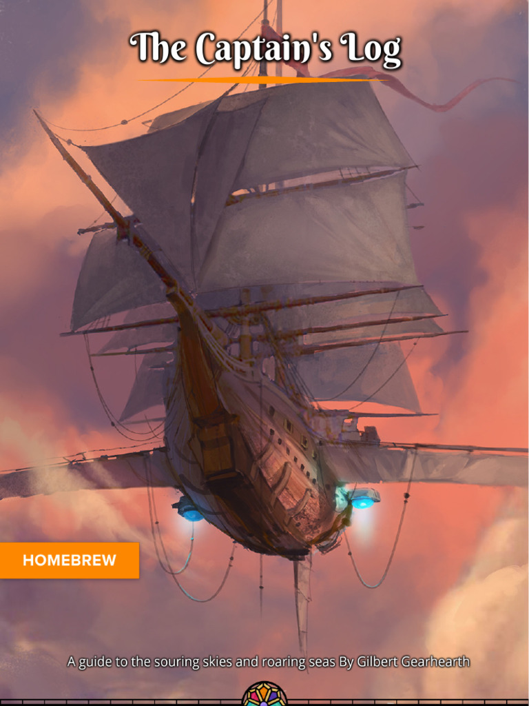 The Captain's Log _ GM Binder | PDF | Ships | Quartermaster