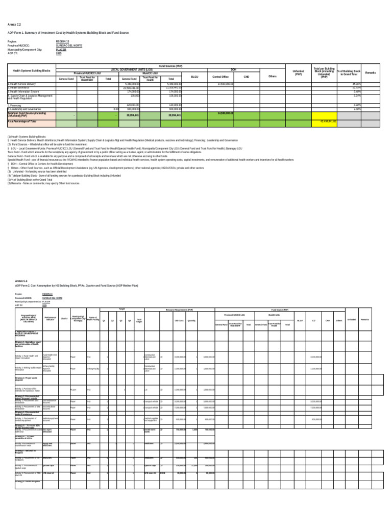 Aop 2025 Placer | PDF | Health Human Resources | Performance Indicator
