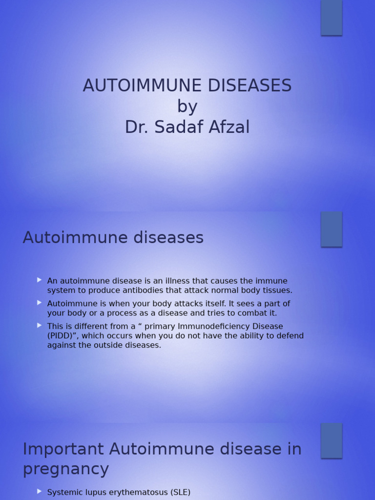 Autoimmune Diseases | PDF | Autoimmune Disease | Human Diseases And Disorders