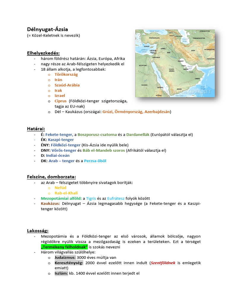 O Apacs Delnyugat-Azsia (Kozel-Kelet) | PDF