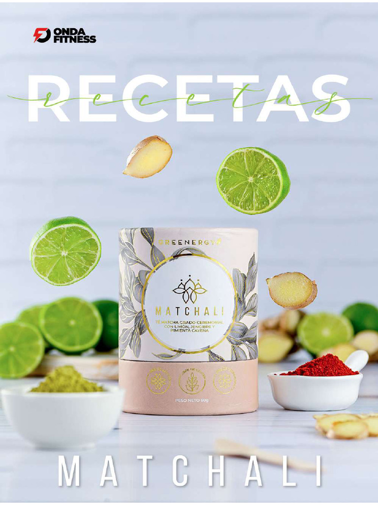 Diseno Recetario Matchali 1 | PDF