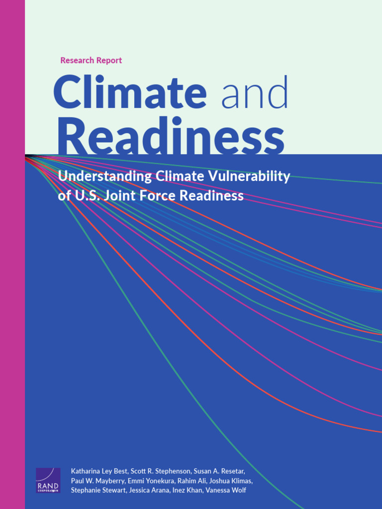 Climate and Readiness | PDF | Climate Change | Hazards