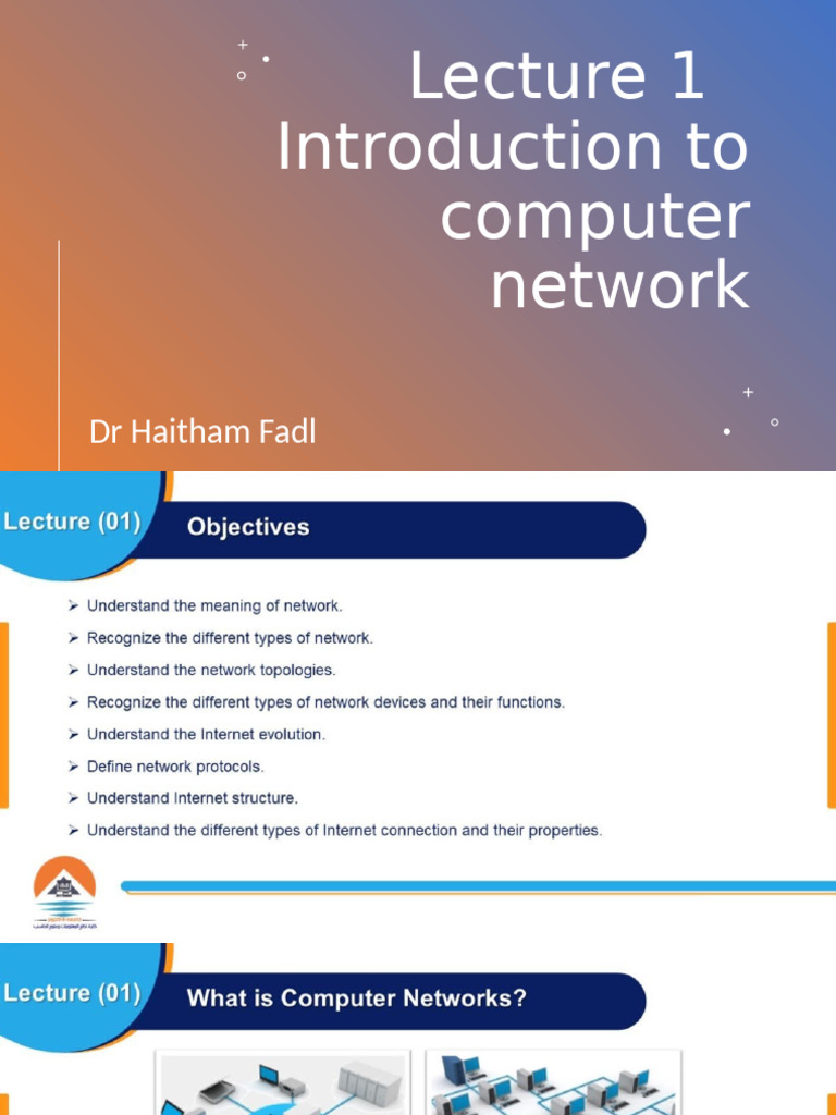 Lec01_Introduction to Computer Networks_EP | PDF