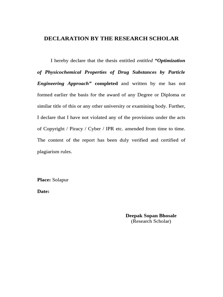 04 Declaration | PDF