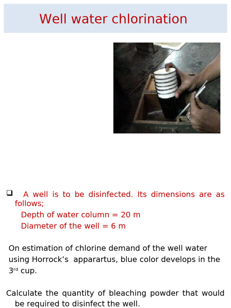 05042022 Pse Disinfection of Well Water | PDF