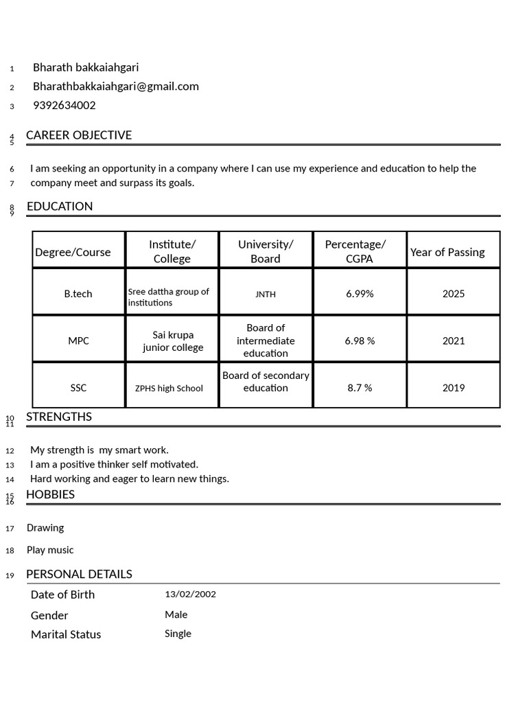 Resume_Bharath_Bakkaiahgari_ | PDF