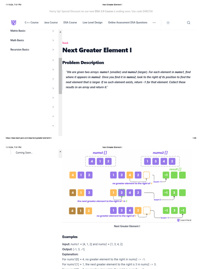 Next Greater Element I5 | PDF | Software Engineering | Computer Programming