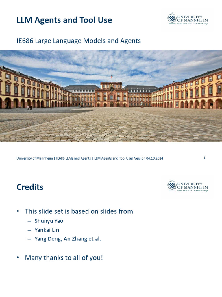 LLM Agents and Tool Use | PDF | Cognitive Science | Computing