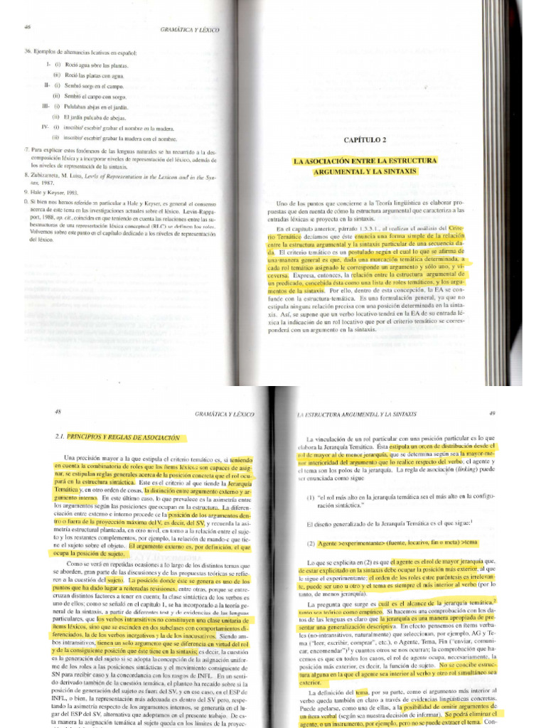 Múgica y Solana - Cap. 2. Gramática y Léxico | PDF