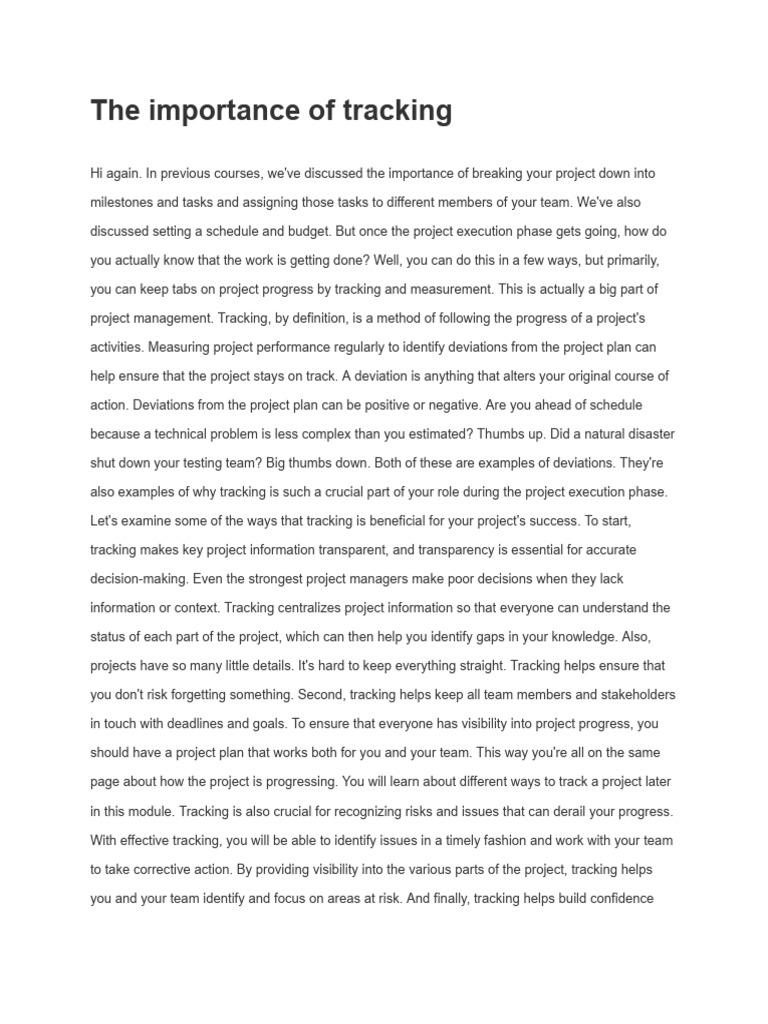 Project Execution - Running The Project | PDF | Risk | Project Management