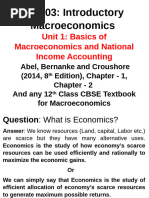Class 12 Macroeconomics Chapter 1 Notes | PDF | Economics | Macroeconomics